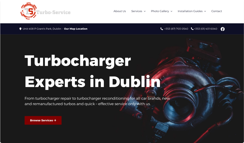 Turbo Service Case Study % | Galicki Digital